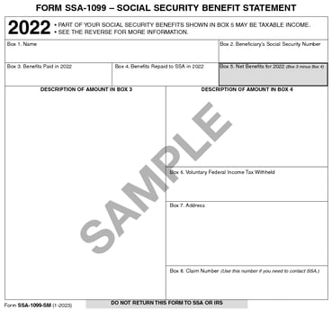 What is Form SSA-1099?
