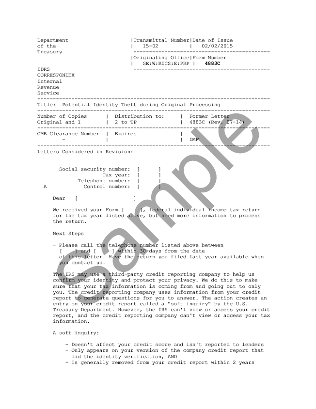 What is a LTR4883C Notice?