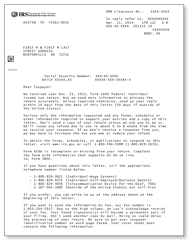 What is a LTR12C Notice?