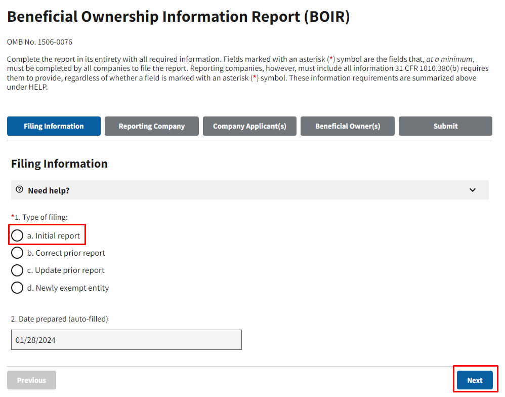 How do I file a Business Owner Information (BOI) report? [A step-by-step guide with pictures]