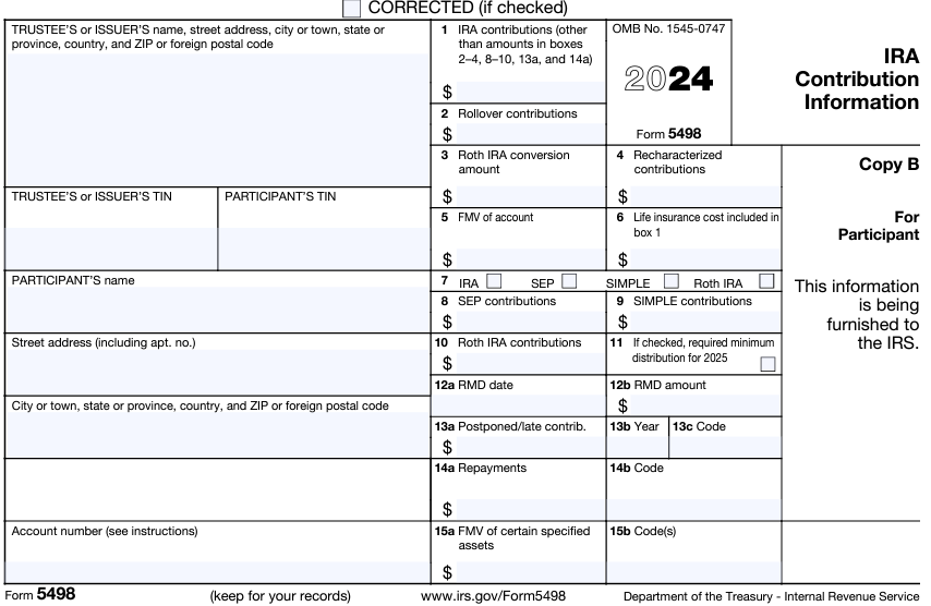 What is IRS Form 5498?
