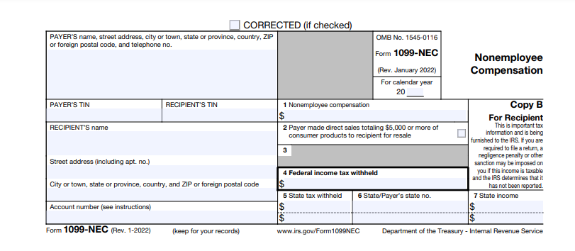 What is IRS Form 1099-NEC?