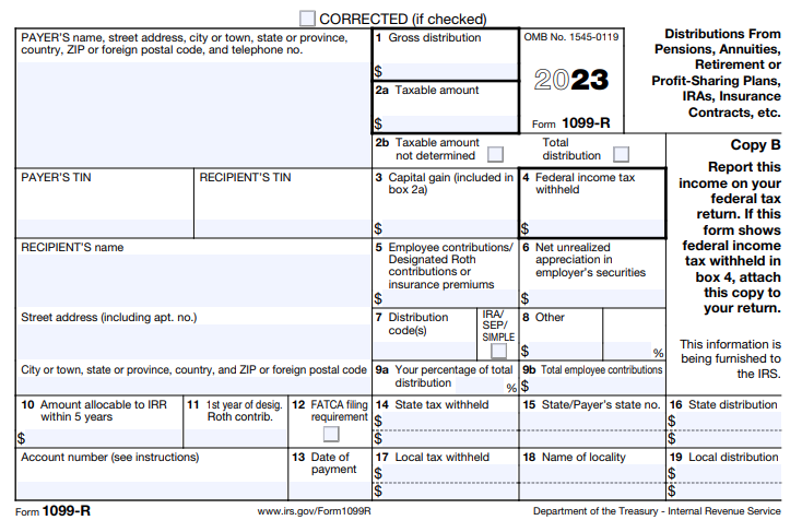 What is IRS Form 1099-R?